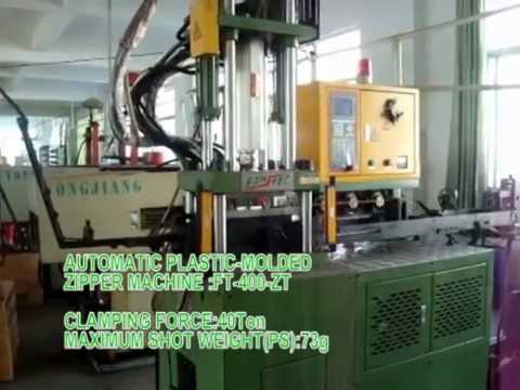 ZIPPER INJECTION MOLDING MACHINE - YouTube