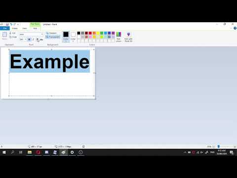Put text in your Desktop Background - YouTube
