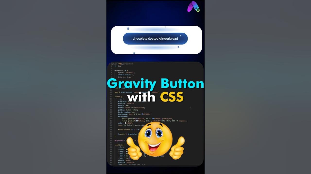 Gravity Button using #html #css #short #coding #programing #frontenddevelopment # ...