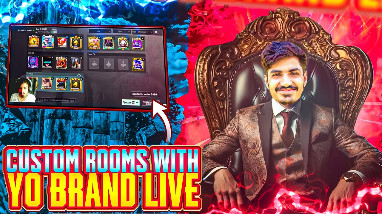 YO BRAND KE CUSTOM ROOMS MAIN NO BADMASHI YO BRAND LIVE ! PUBG MOBILE ...