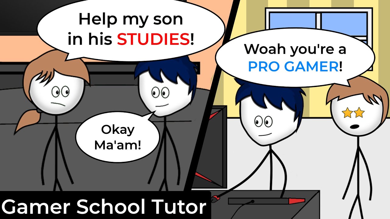 When a gamer becomes a School Tutor - YouTube