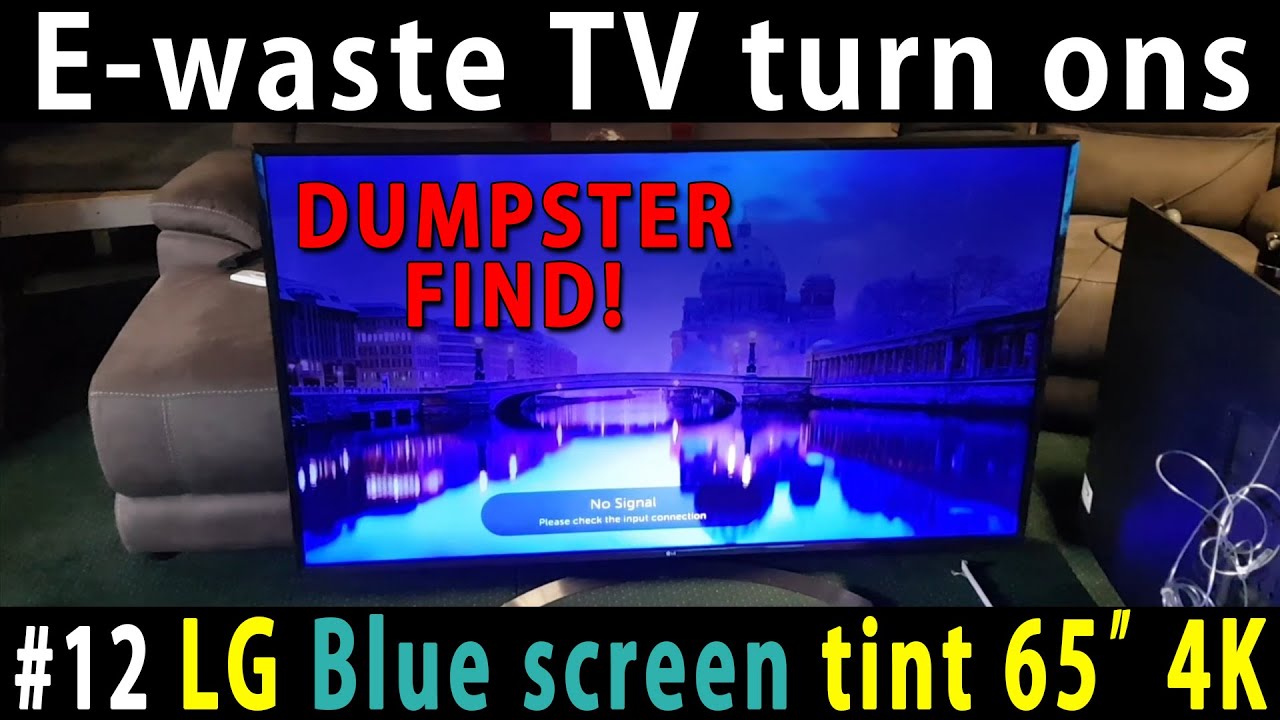 LG 4K LED TV BLUE SCREEN of DEATH. LG 65UJ634T. Faulty troubleshooting ...