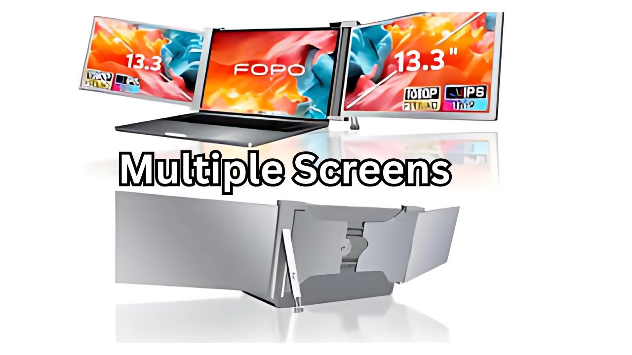 FOPO 14" Quad Monitor Extender Review: Transform Your Laptop into a 3 ...