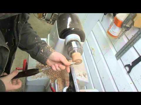 woodturning off center ornament - YouTube