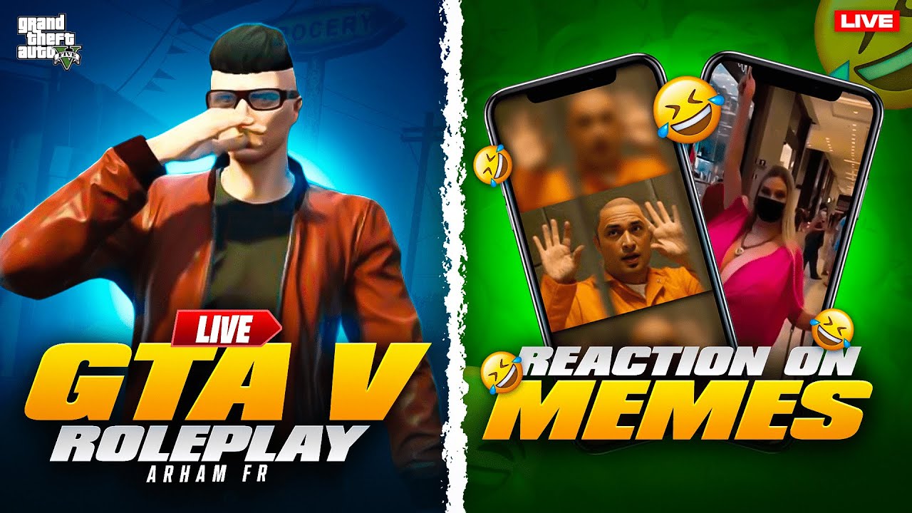 GTA 5 RP + Meme Reaction + Full Bakchodi With MrJayPlays - YouTube