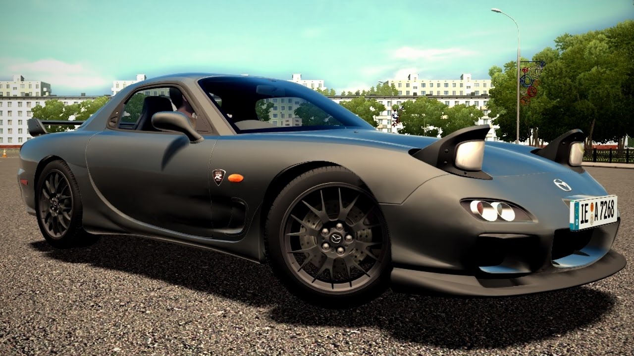 City Car Driving 1.5.3 Mazda Rx-7 Logitech G27 [1080p][60fps] - YouTube