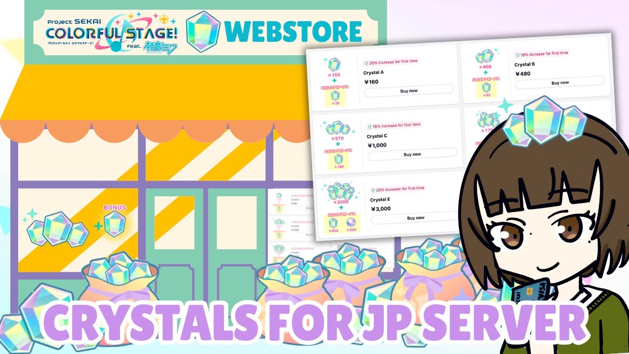 How to Purchase Crystals through the Project Sekai Webstore - YouTube