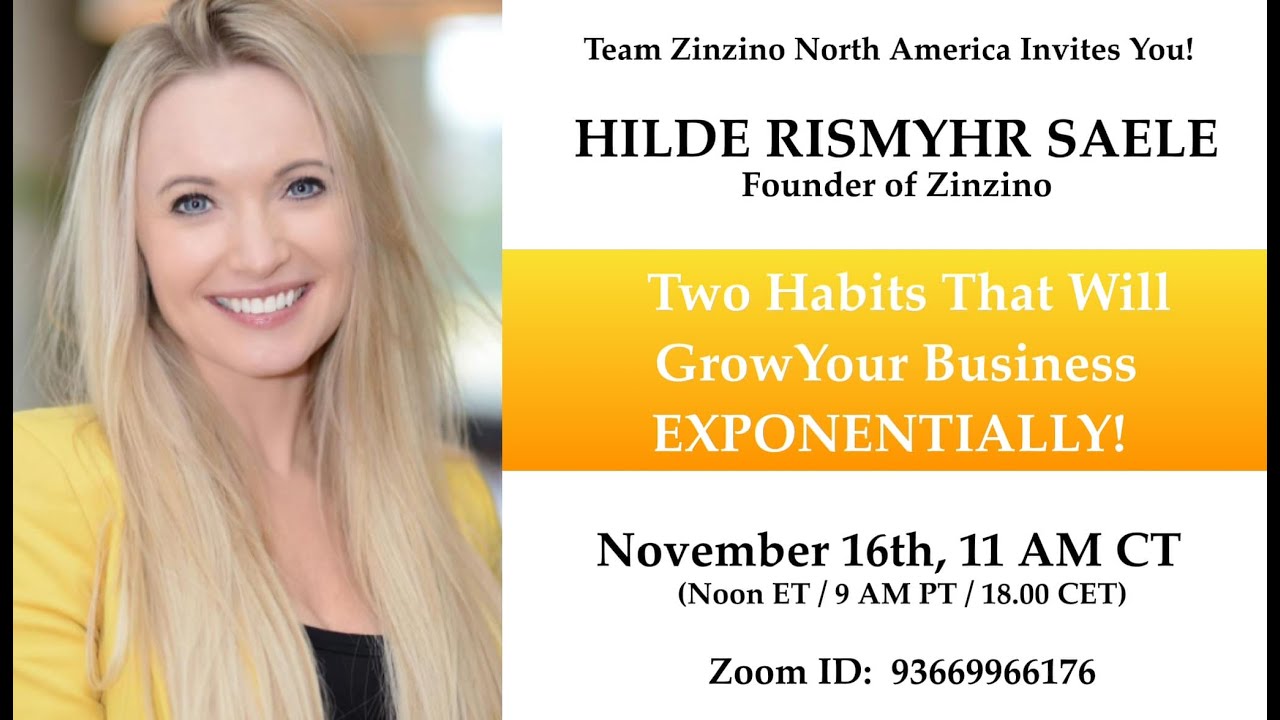 Founder Hilde Rismyhr Sæle - Two Habits to Grow Your Business ...