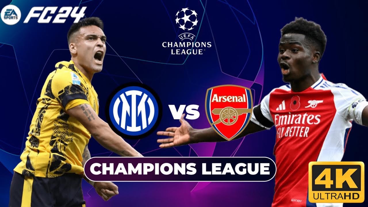 FC 24 - Arsenal vs. Inter - UEFA Champions League 24/25 Full Match ...