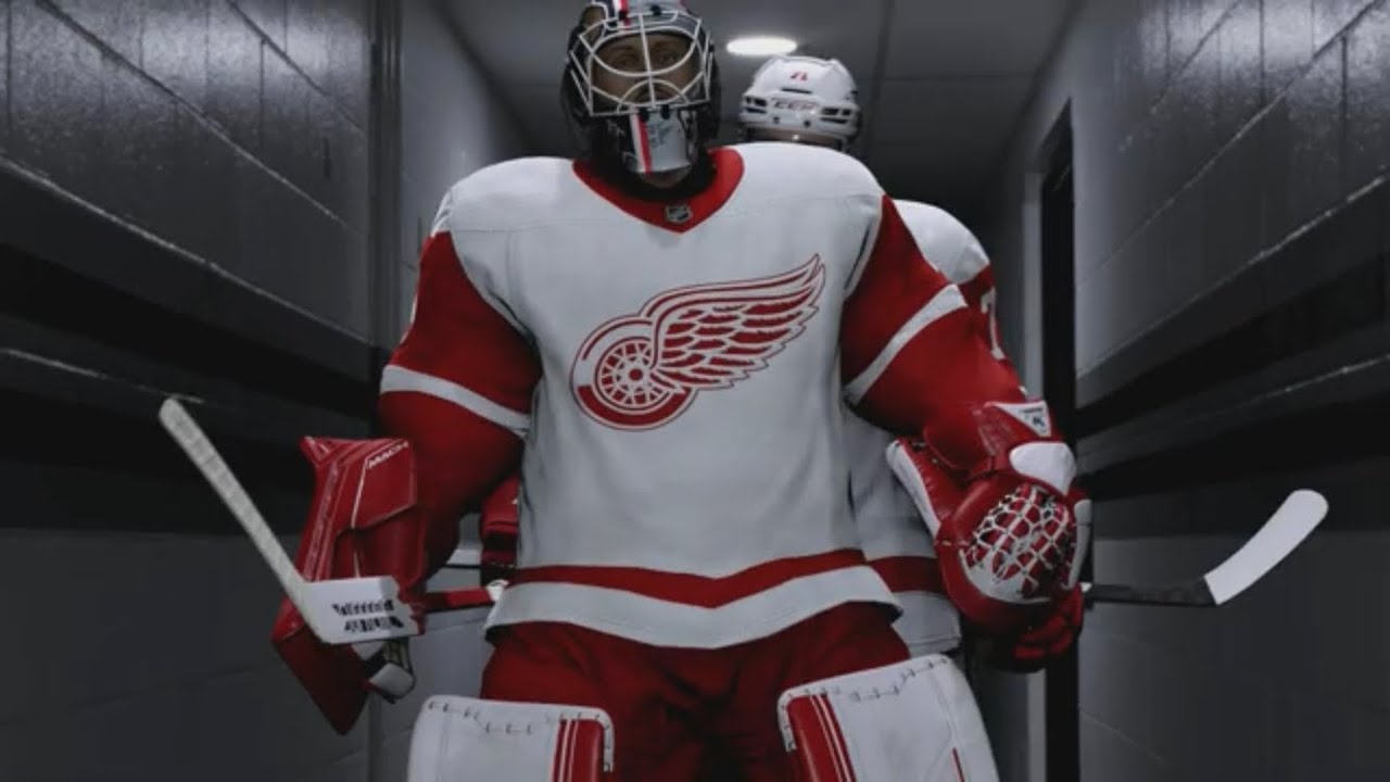 NHL23 - Goalie Be A Pro ( Detroit Red Wings ) NHL Debut {ep6} - YouTube