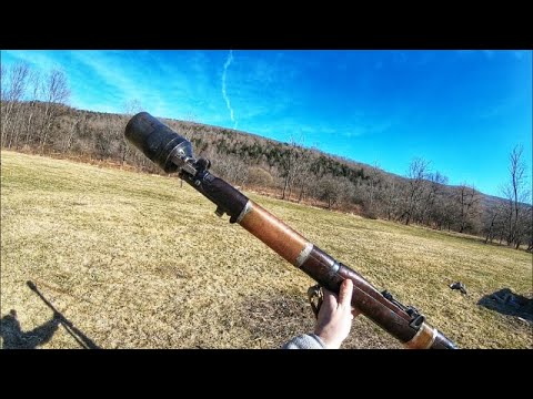Lee-Enfield SMLE With Grenade Launcher Cup - YouTube