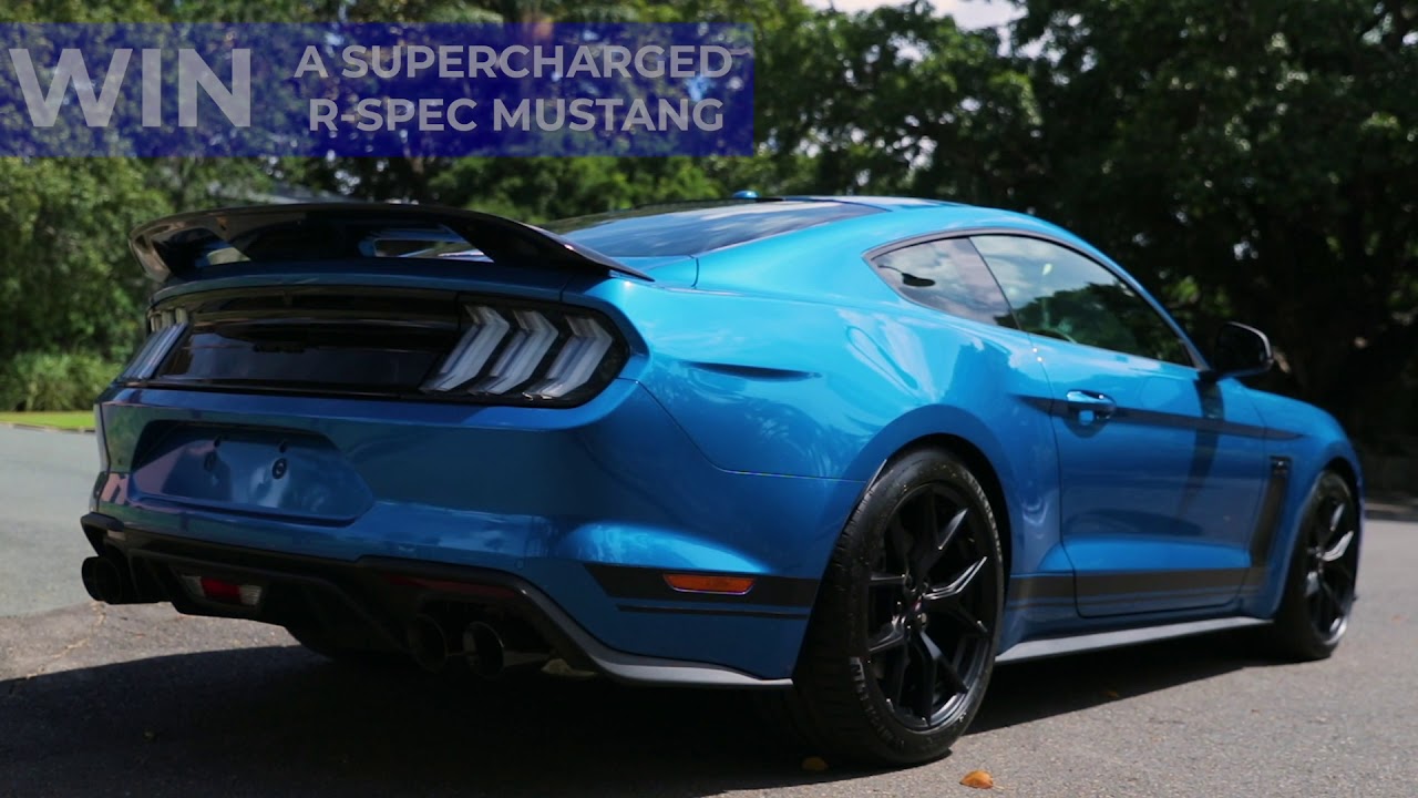 Win a supercharged R-Spec Mustang - YouTube