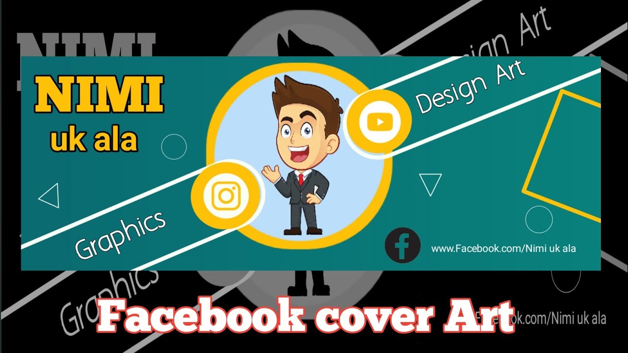 How to make Facebook cover Art in pixelLab || Facebook cover kaise ...