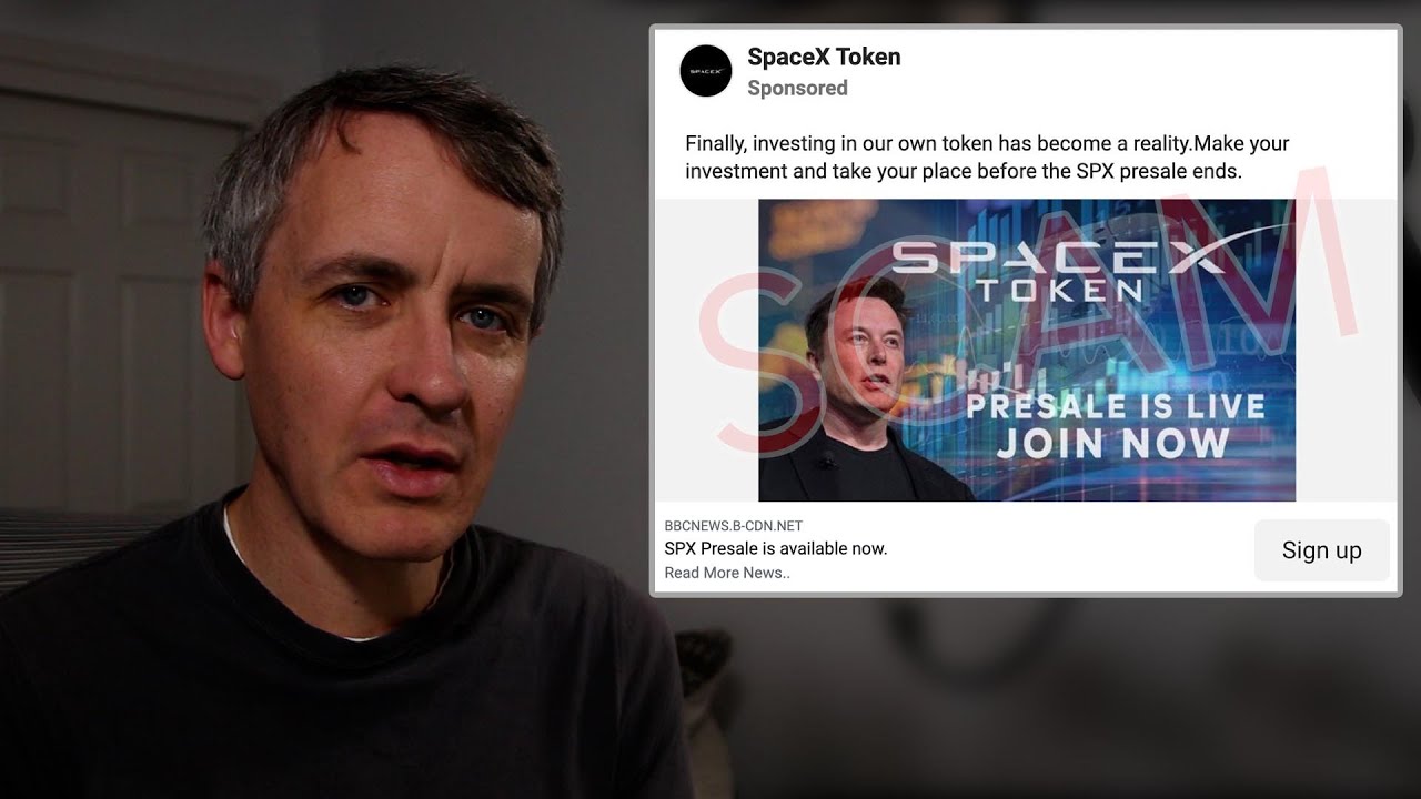 SpaceX Bitcoin Token Pre-Sale Crypto Scam Is NOT Legit ("SPX") - YouTube