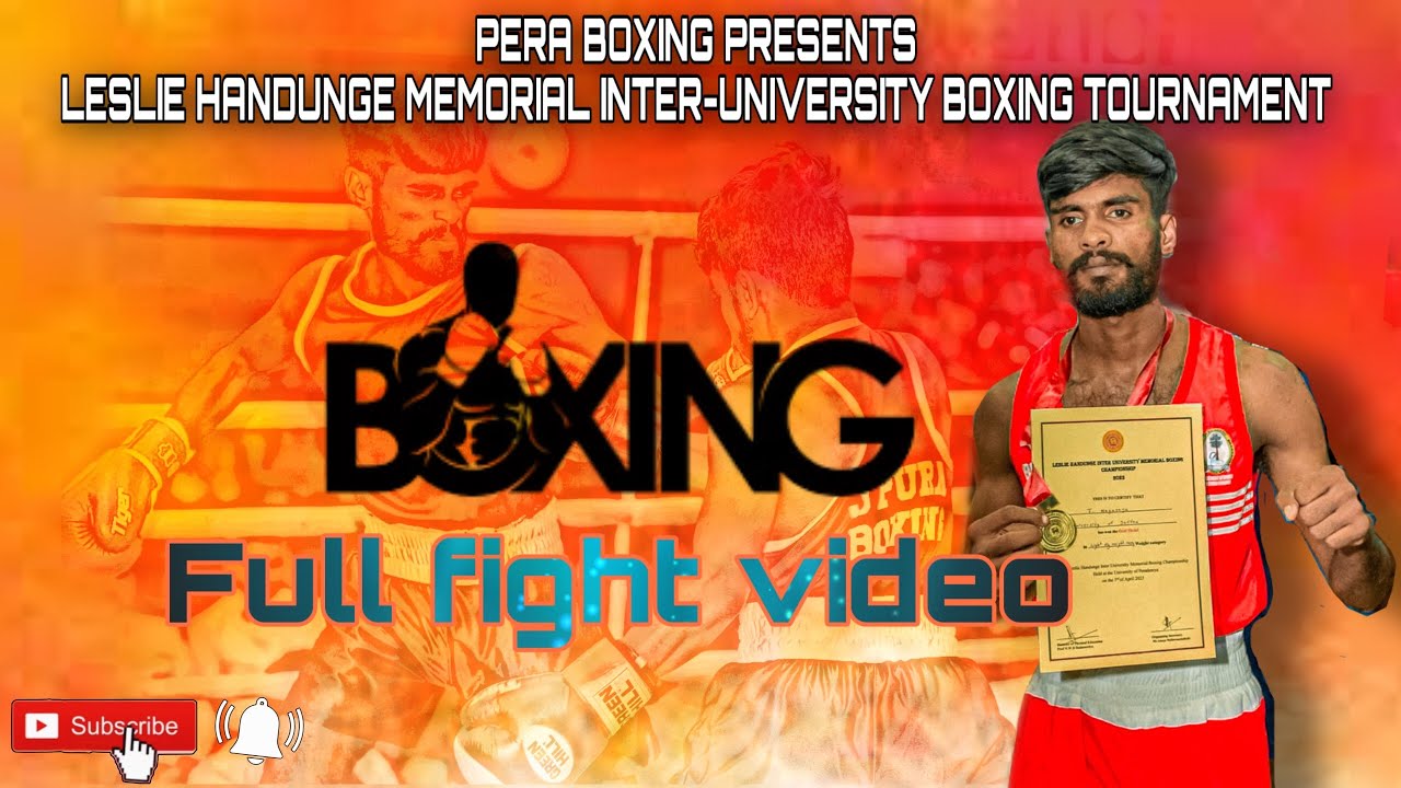 PERA BOXING PRESENTSLESLIE HANDUNGE MEMORIAL INTER UNIVERSITY ...