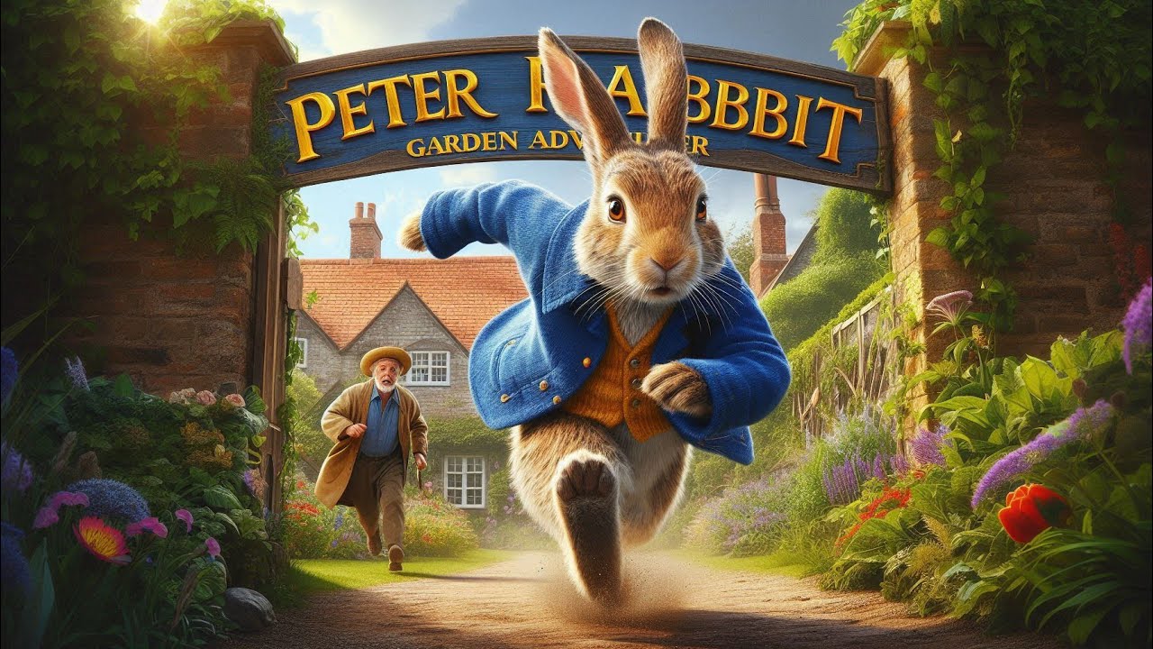 PETER RABBIT GARDEN ADVANTCHER|SHORT STORY FOR KIDS|EDUCATIONAL CARTOON ...