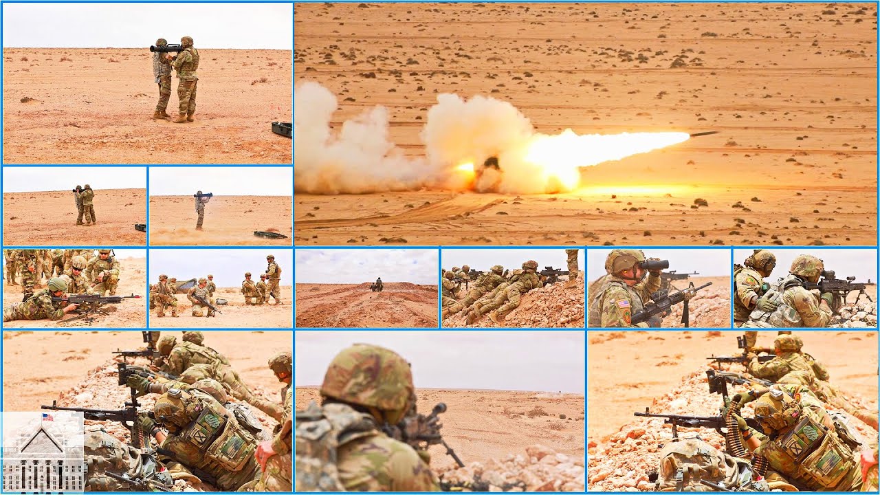 NY National Guard & Moroccan Soldiers Train with Machine Guns in ...