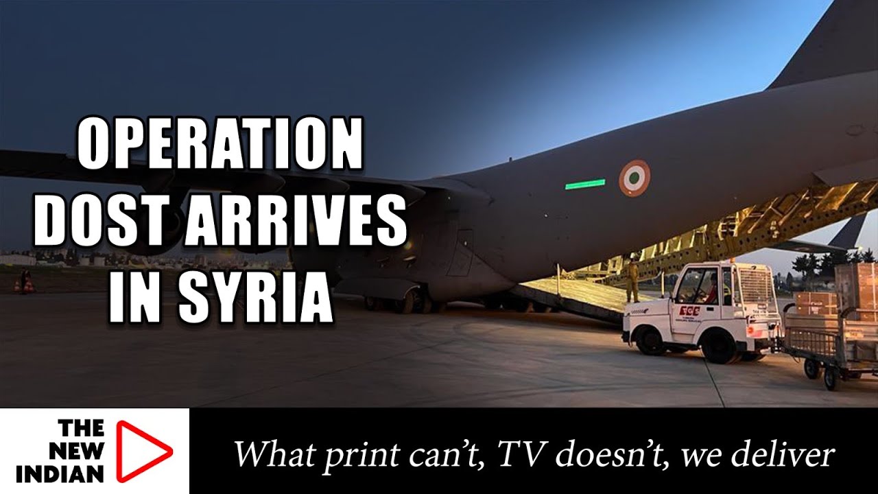 Operation Dost: India’s sends emergency relief to quake-hit Syria - YouTube