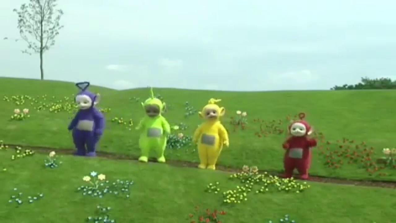 Teletubbies - Stamping and Stepping Dance Fast - YouTube