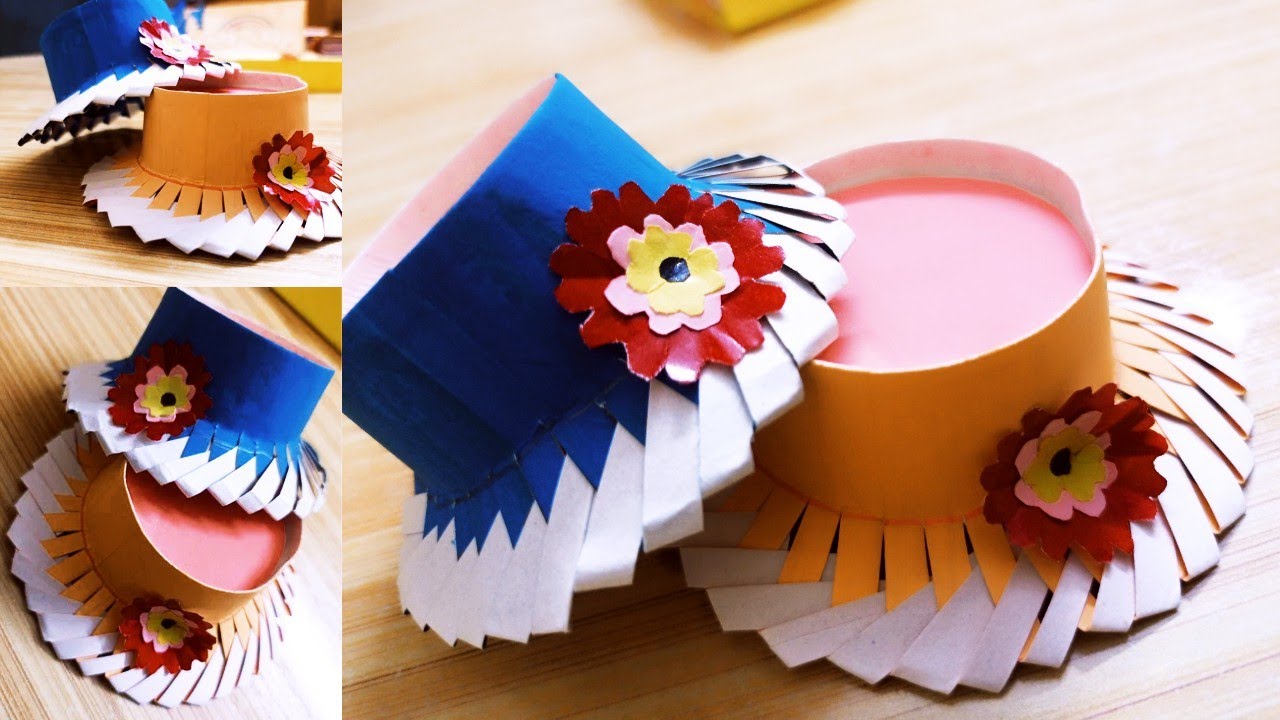 Trendy Origami Hat Craft Tutorial | Viral 🤠 hat DIY Paper Craft Ideas ...