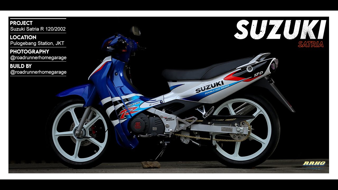 Restorasi Suzuki Satria Lumba biru putih 2002 konsep by ...