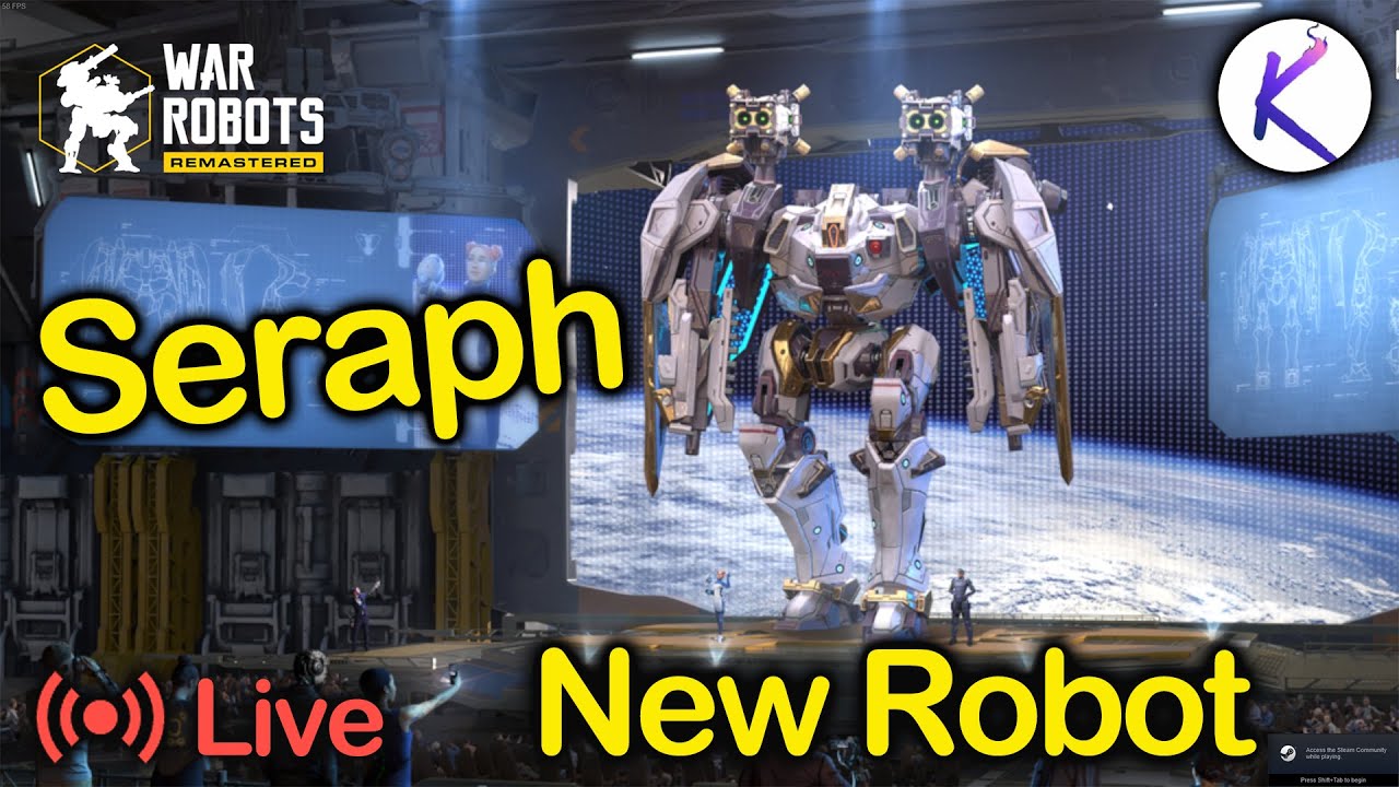 Decay Seraph War Robots update 8.2 new robot gameplay live stream WR ...