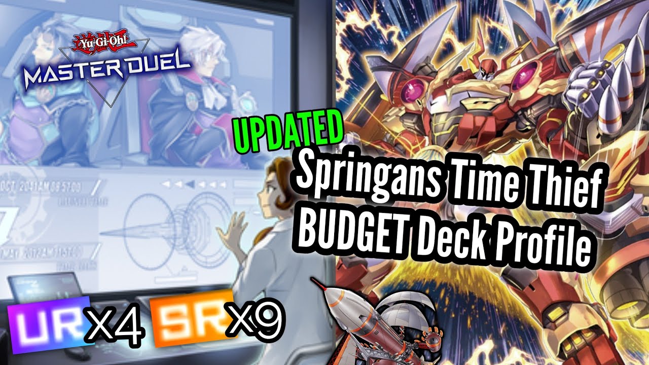 NEW Springans Time Thief BUDGET/F2P Deck Profile Yu-Gi-Oh! Master Duel ...