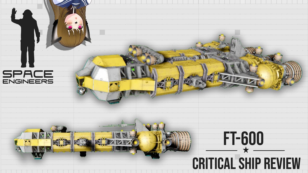 This Freight Transport Ship has Logical Design, Space Engineers ...