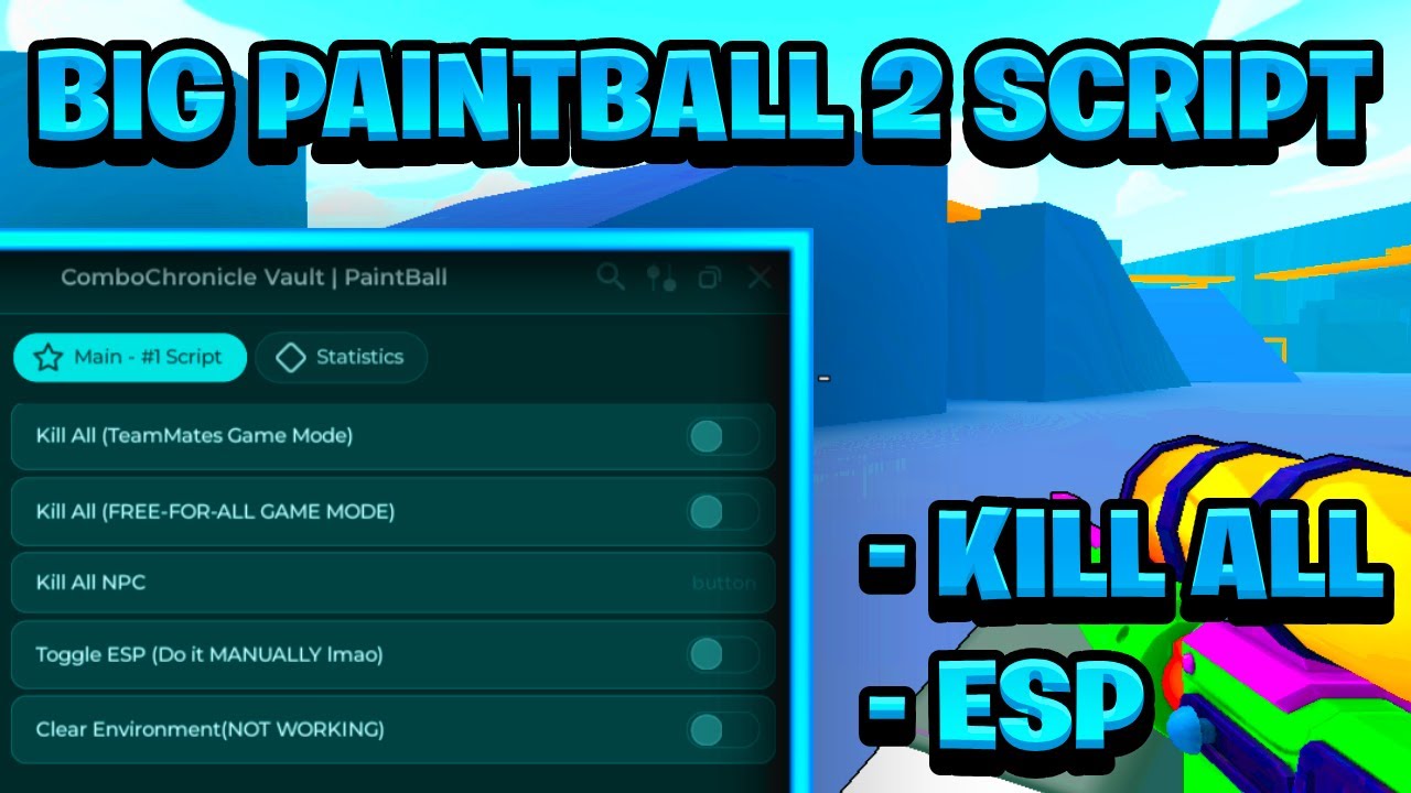 [BEST NEW] Big Paintball 2 Script Pastebin - (ROBLOX) *Kill All & ESP ...