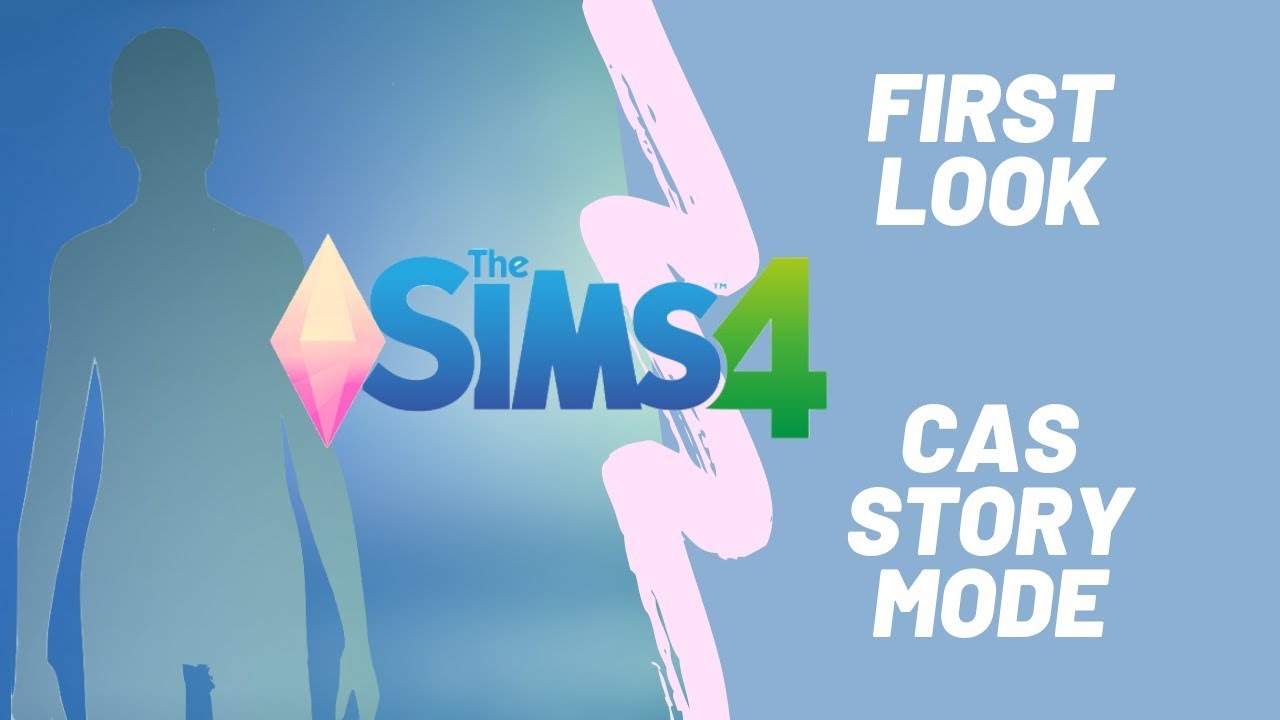 FIRST LOOK 👀// Sims 4 - CAS Story Mode - YouTube