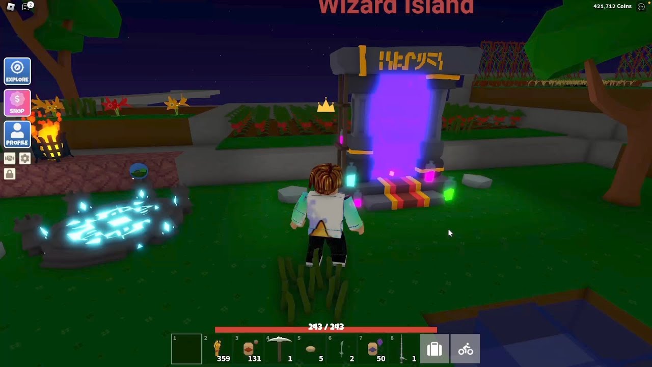 Making a Wizard Portal Roblox Islands! - YouTube