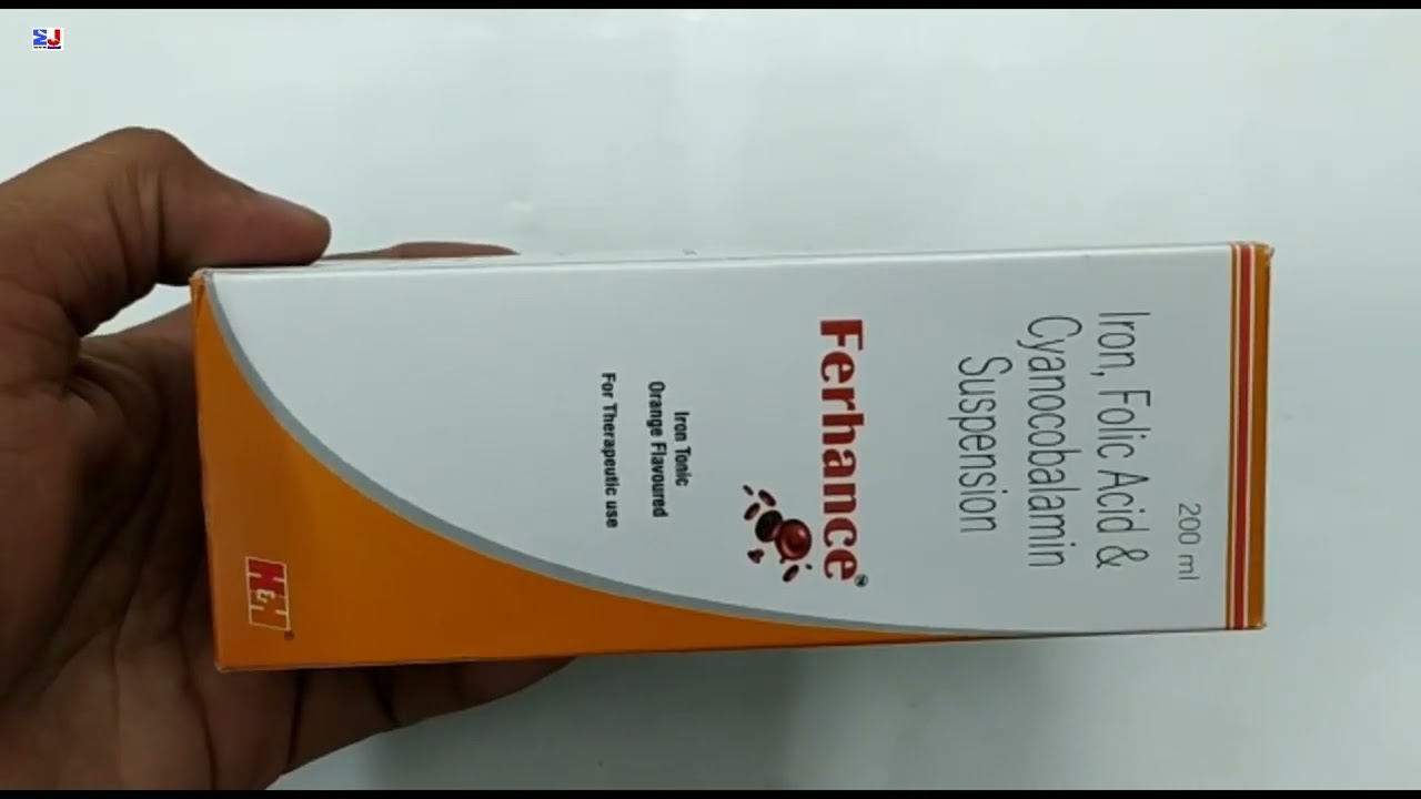 Ferhance Suspension | iron Folic acid & Cyanocobalamin Suspension Uses ...