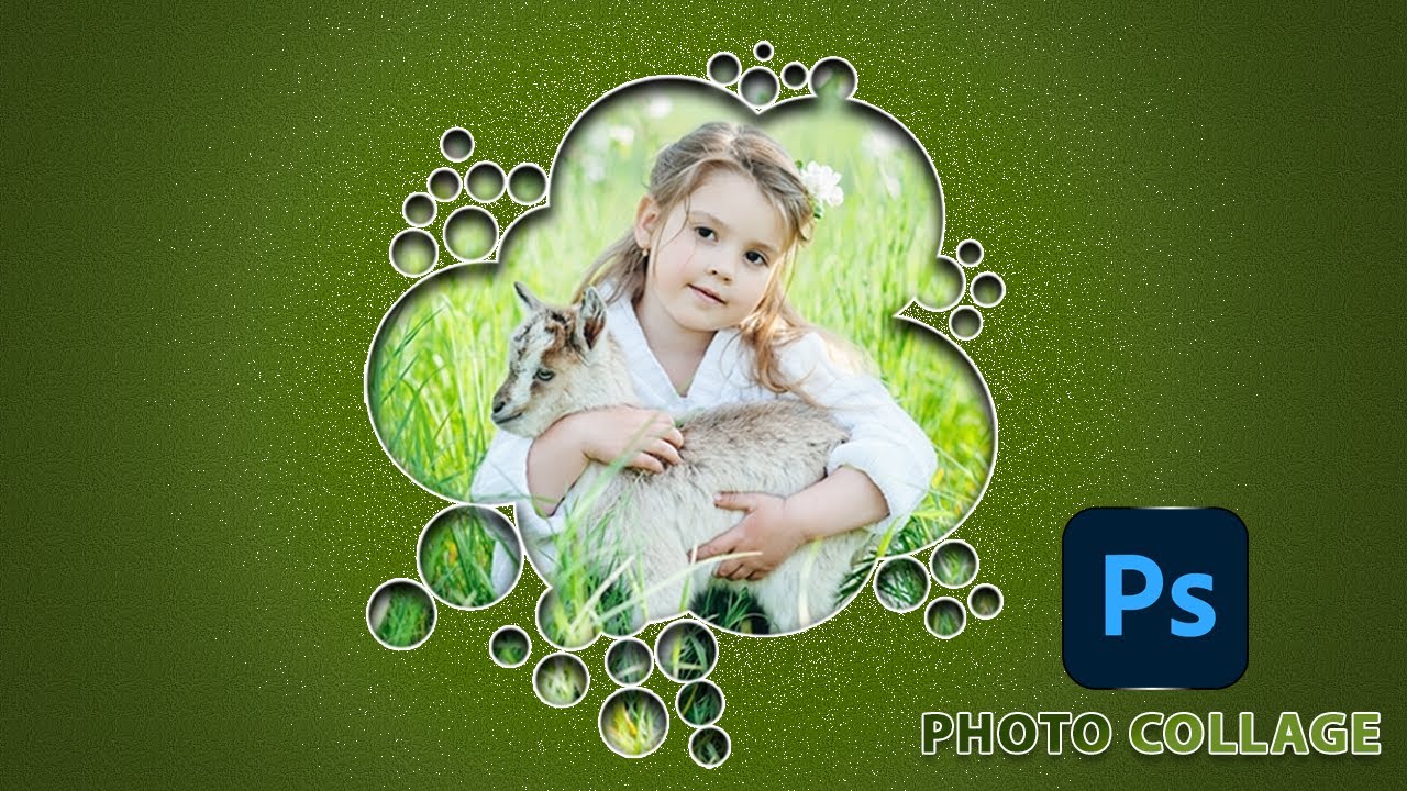 How To Make A Photo Collage - Adobe Photoshop Tutorial - YouTube