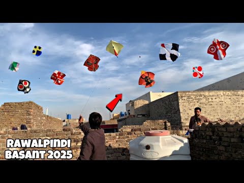 Tench Bhatta Basant Day 2 | Big Kites | Basant Festival 2025 - YouTube