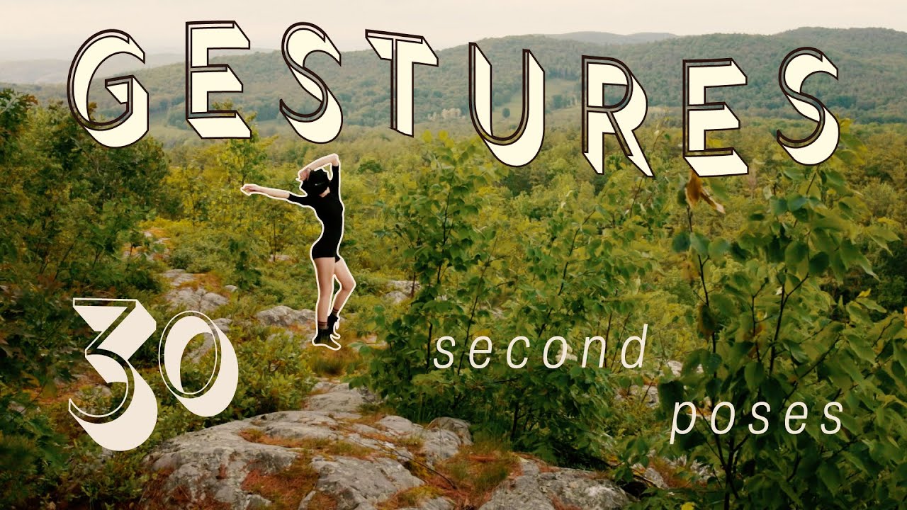 Life Drawing a LIVE Model // Short Gesture Poses // Figure Drawing ...