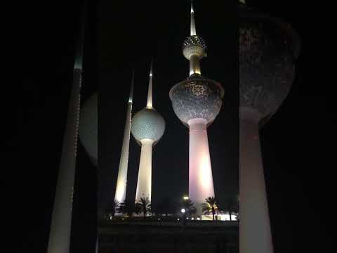 Must Beautiful Abraj Tower Kuwait.#Shorts - YouTube