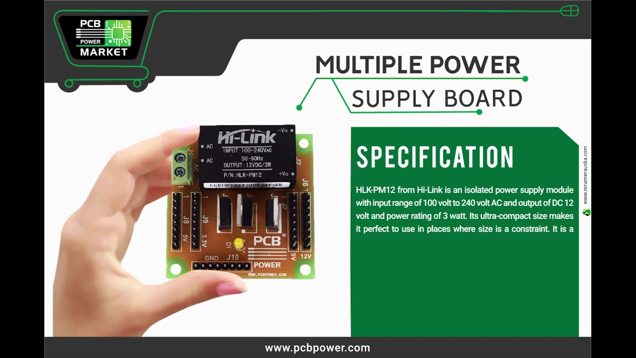 PCB Power Market - Multiple Power Supply Board - YouTube