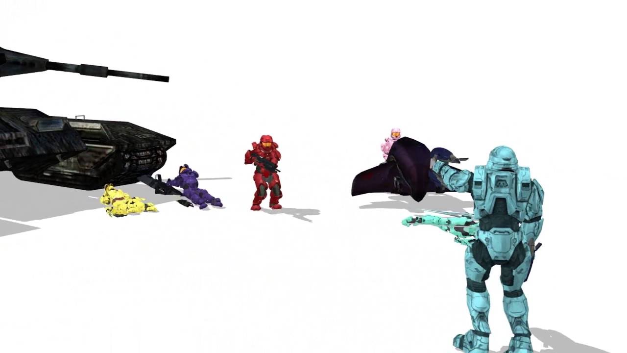 Carolina vs the Reds and Blues [mmd] [RvB] - YouTube