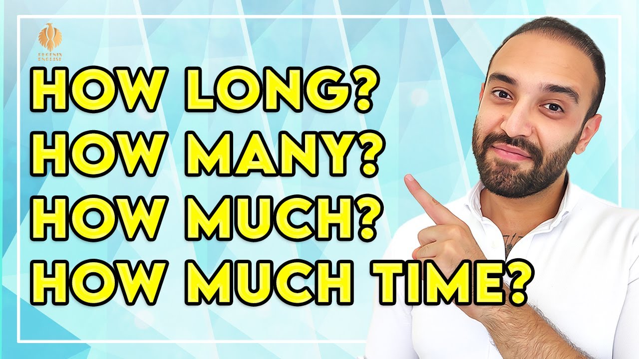 Let's learn how to use question words correctly | How long? - How many ...