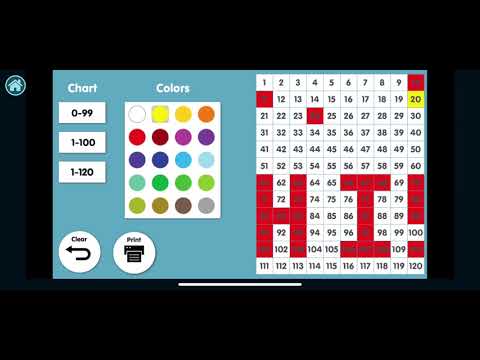 ABCya! Part 4: Interactive Number Chart - YouTube