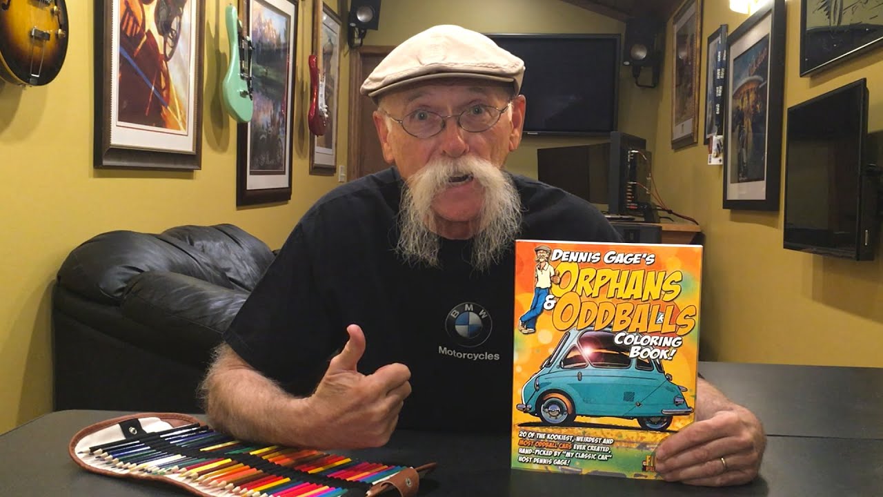 Dennis Gage's ORPHANS & ODDBALLS Coloring Book | Behind the Car Toons ...