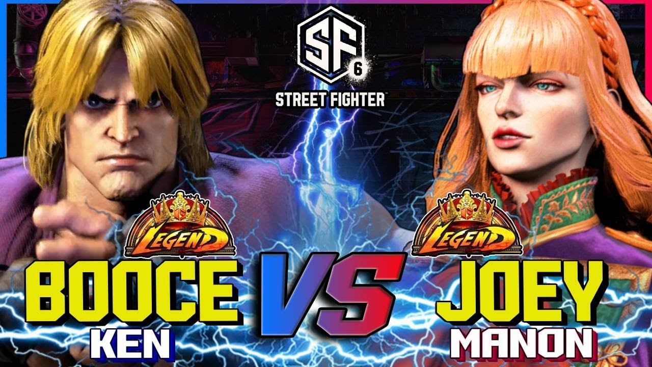 SF6 BOOCE (Ken) vs JOEY (Manon) Street Fighter 6 High Level Gameplay ...