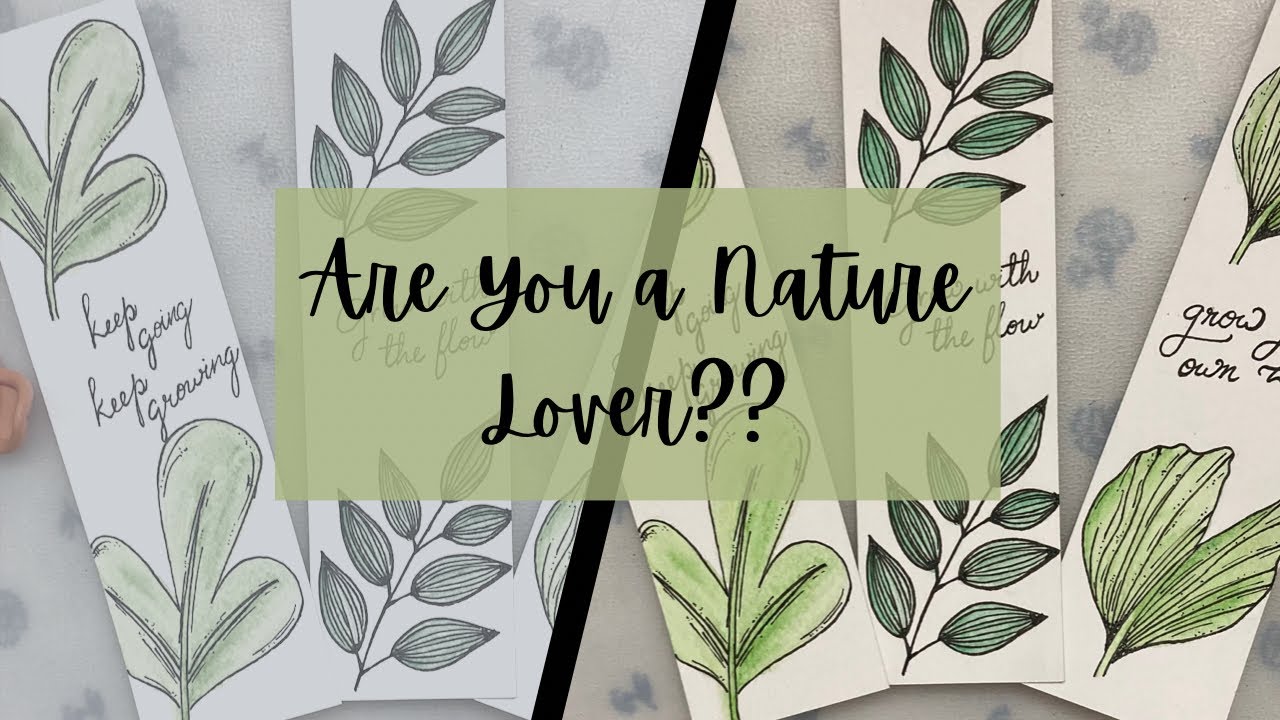 Easy DIY Bookmarks/ Nature Lover🍃 - YouTube
