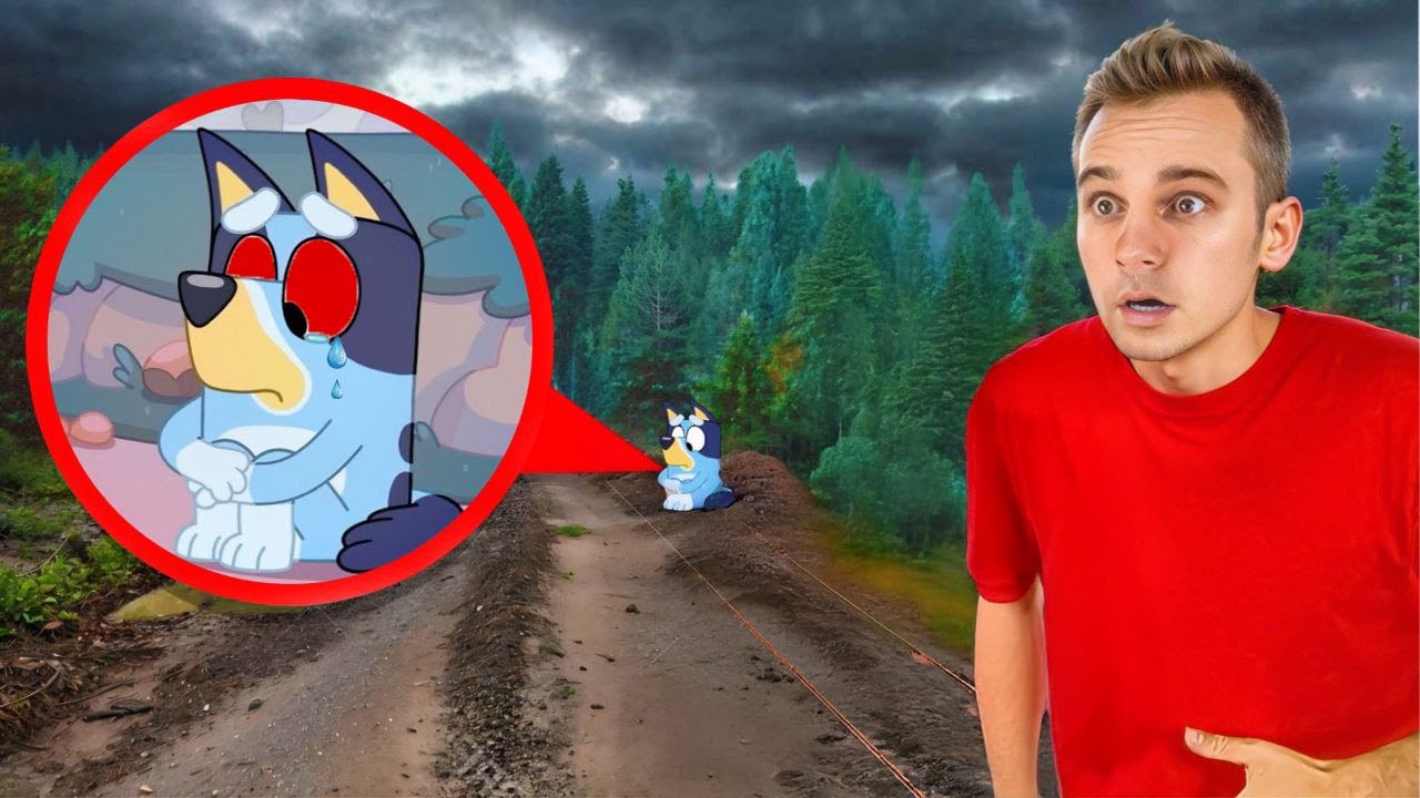 Drone Catches CURSED BLUEY HEELER Pranking! Bluey.EXE in Real Life ...