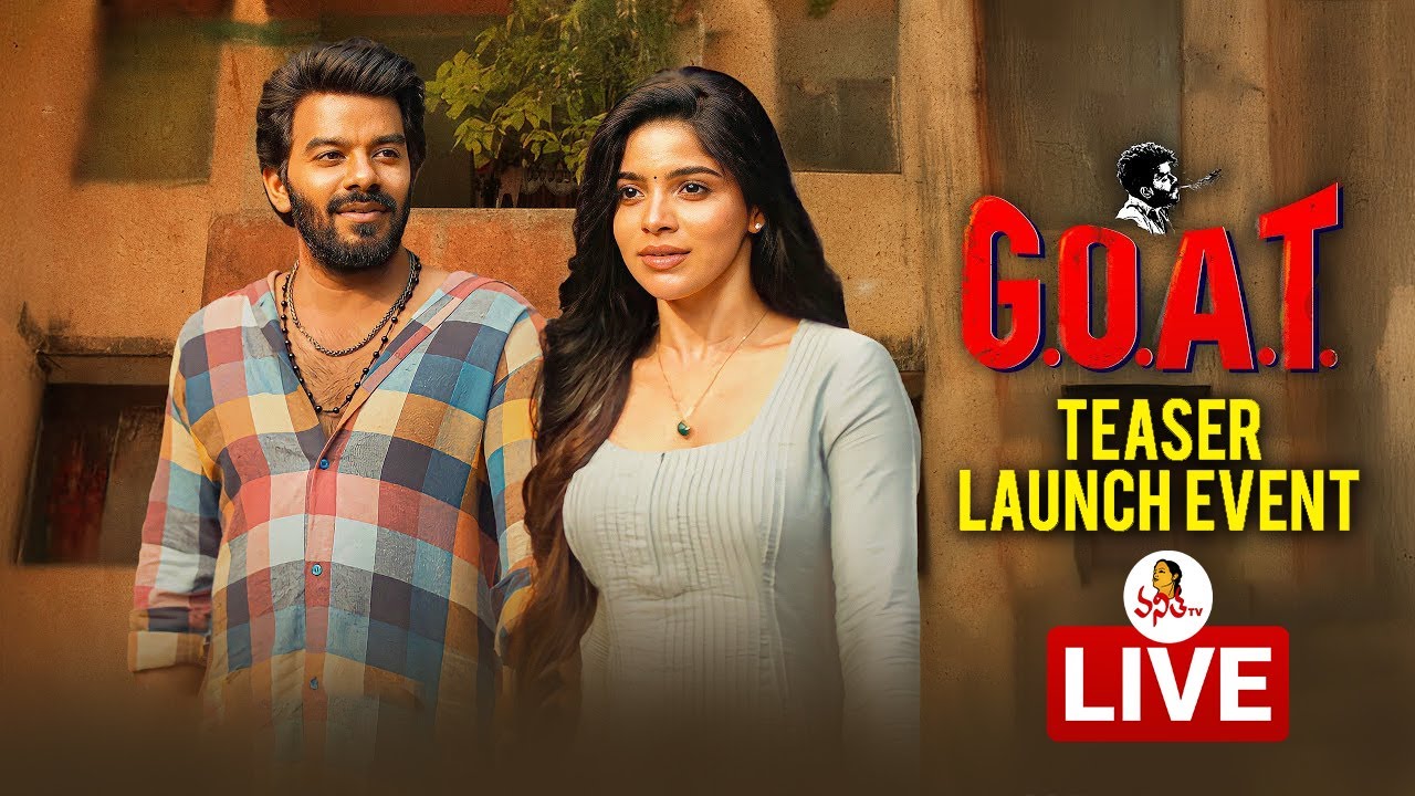 🔴LIVE : GOAT Teaser Launch Event | Sudheer Anand, Divya Bharathi ...