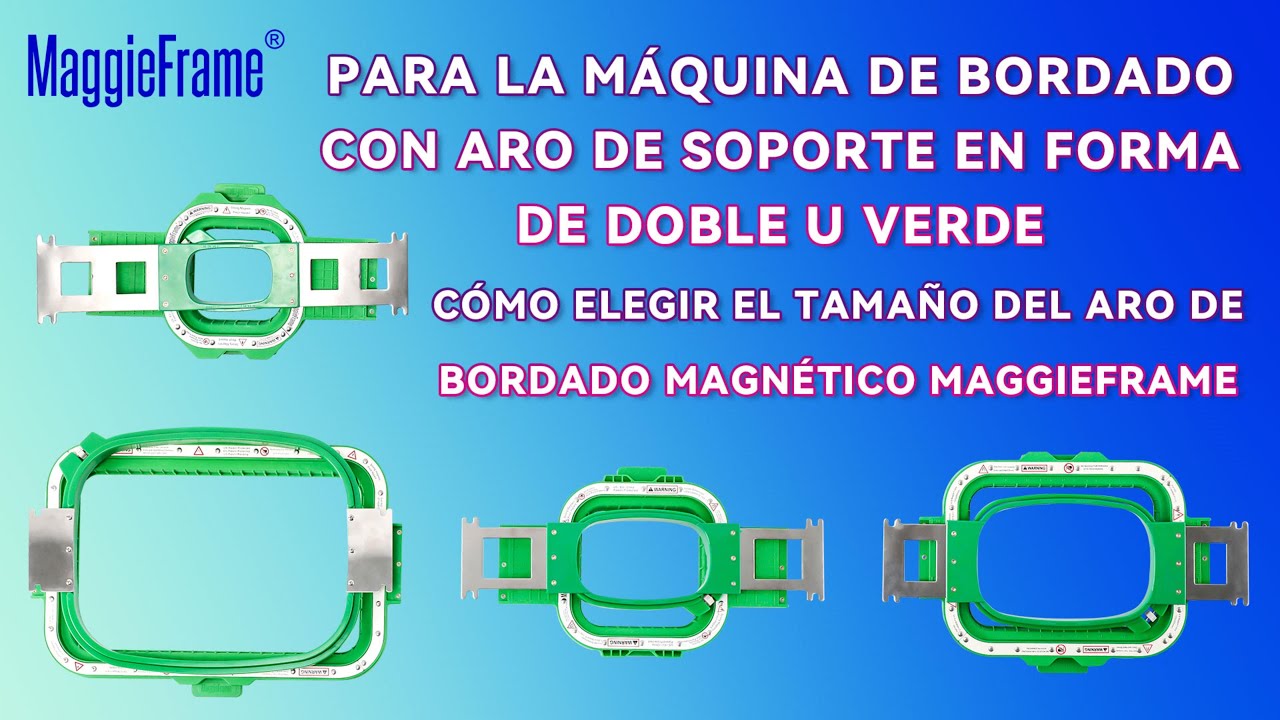 Aro verde con soporte en U doble Selección del tamaño correcto del aro ...