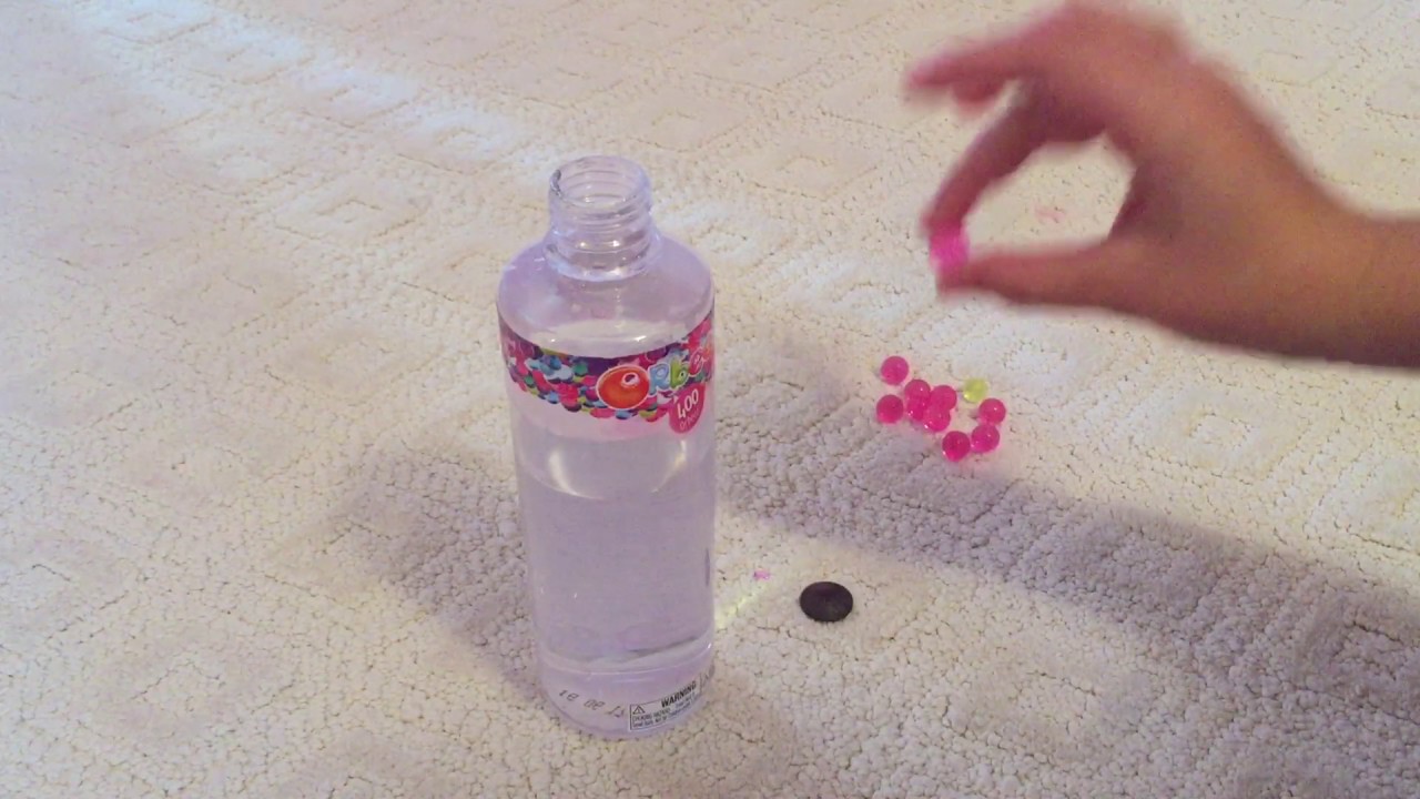 How to make slime out of ORBEEZ - YouTube