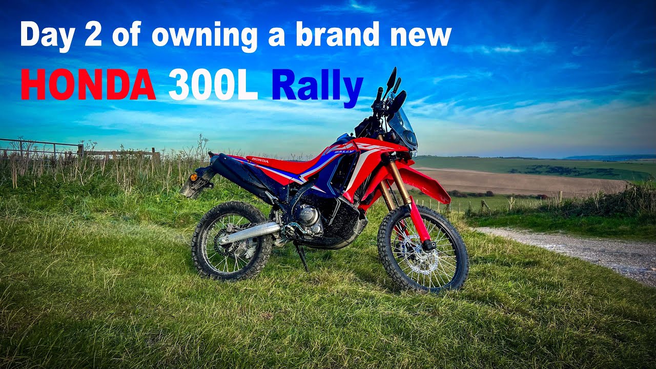 Day 2 of owning a brand new HONDA 300L Rally - YouTube