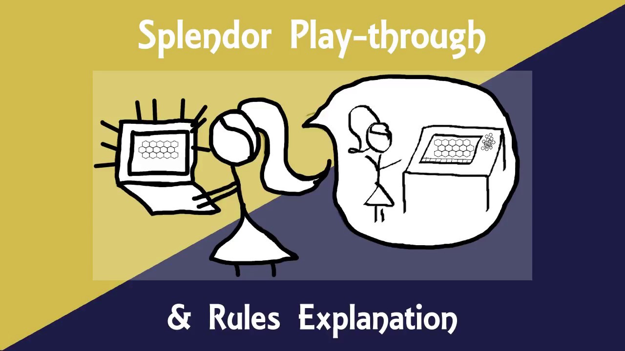 Splendor Rules Explanation and Play-through - YouTube