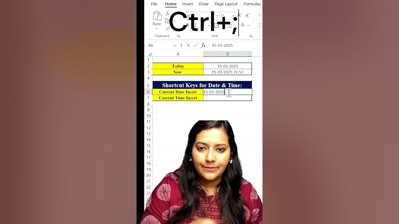 🔥Insert Current Date and Time in Excel: Essential Formulas Explained 🔥|| #Jyoti Singh #excel ...
